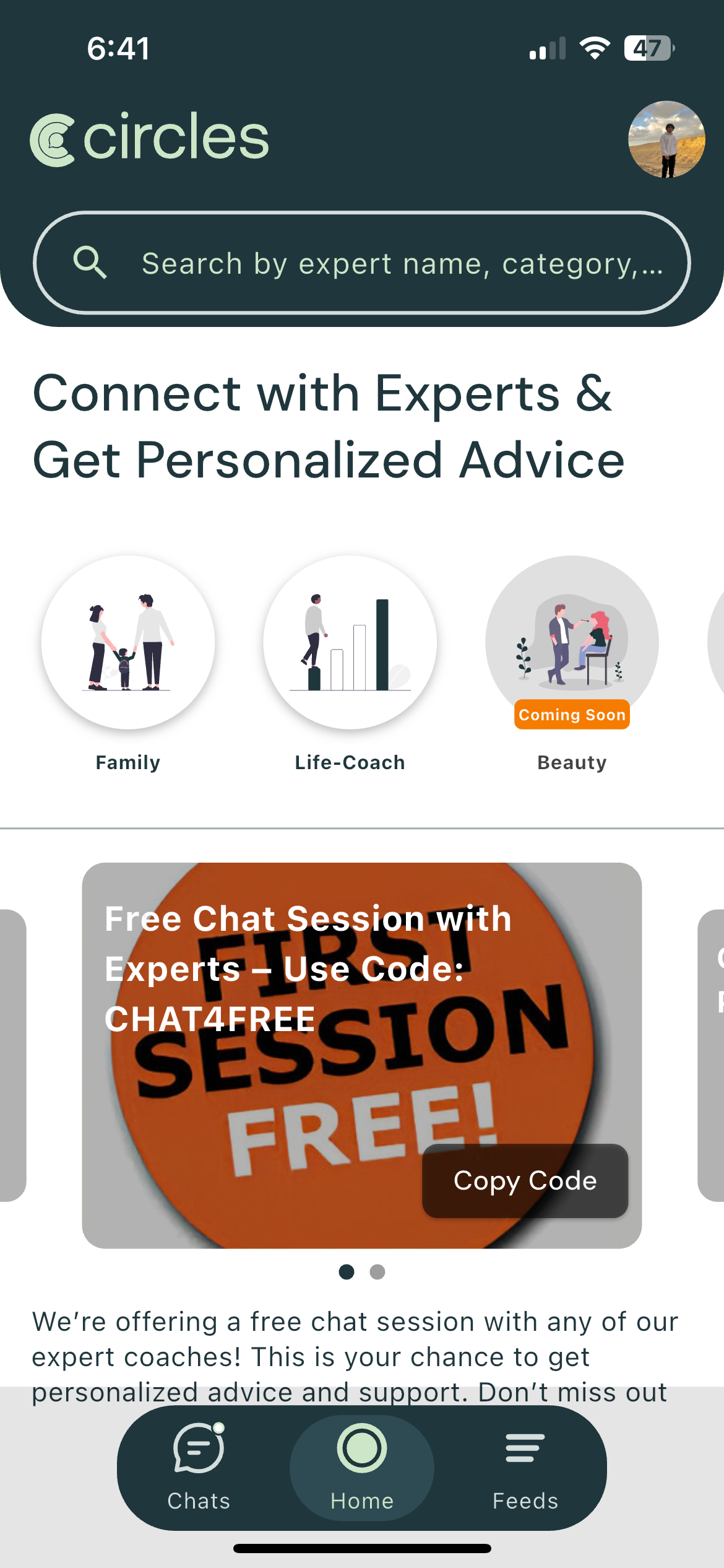 Circles - Connect with Expert Advisors